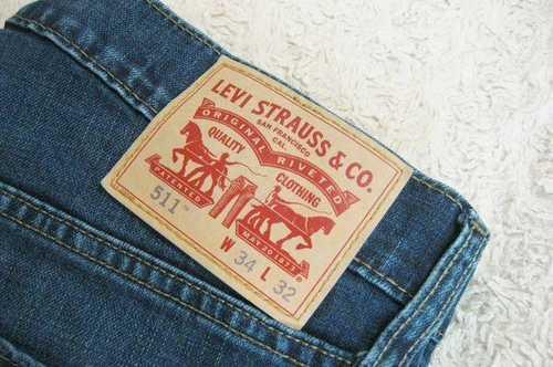 Джинсы Levis 511 W34 L32