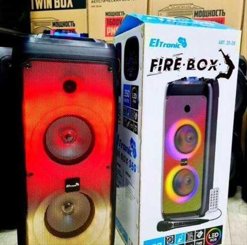 Портативная колонка eltronic fire BOX 350watt