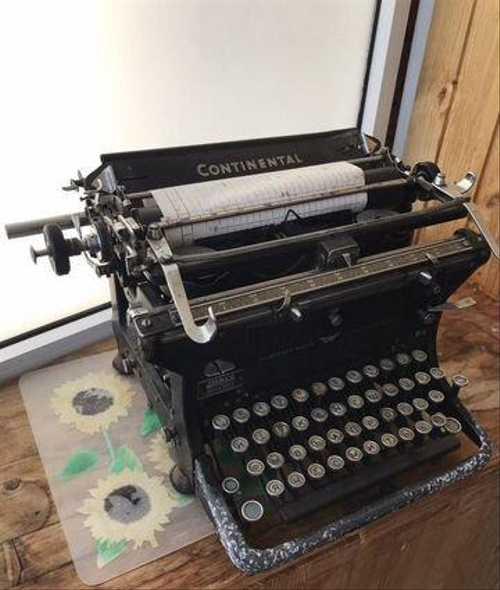 Пишущая машинка Continental