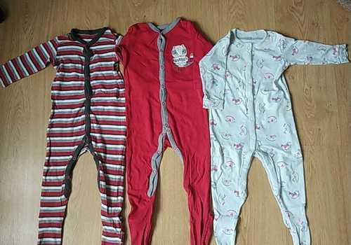 Комбинезоны-слипы, Mothercare, Next на 1-1,5 года