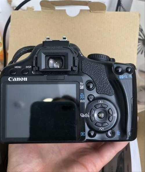 Зеркальный фотоаппарат canon450d с объективом и су