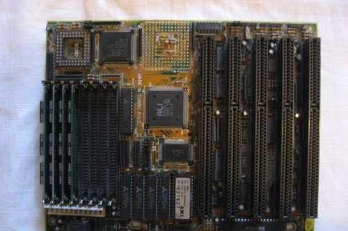 Материнская плата с 386DX 40Mhz и 4MB simm памяти