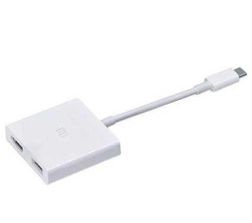 Адаптер Xiaomi USB Type-C - USB / hdmi (ZJQ01TM)
