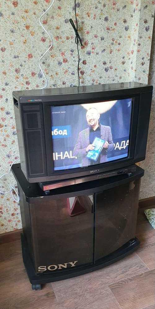 Телевизор sony Trinitron + тумба - подставка