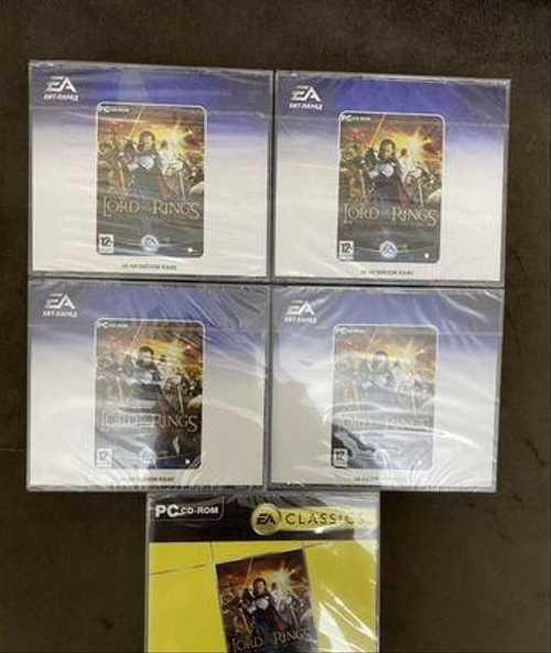 Властелин колец игра 3CD jewel запакованная sealed