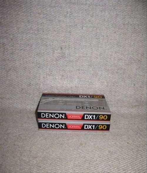 Аудиокассета Denon DX1 90 запечатанные 2 штуки