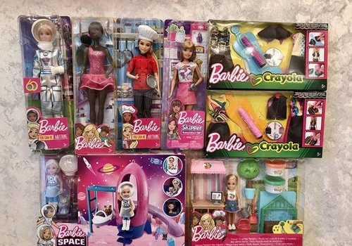 Barbie новые наборы: Челси, Кем быть, Няня