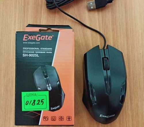 Мышь ExeGate SH-9025L оптическая проводная USB