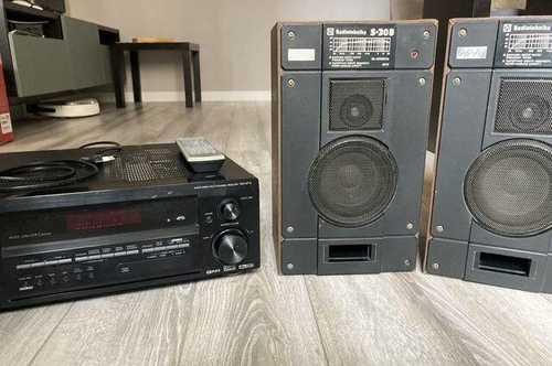 Стереокомплект Pioneer vsx-d714 + radiotehnika s-3