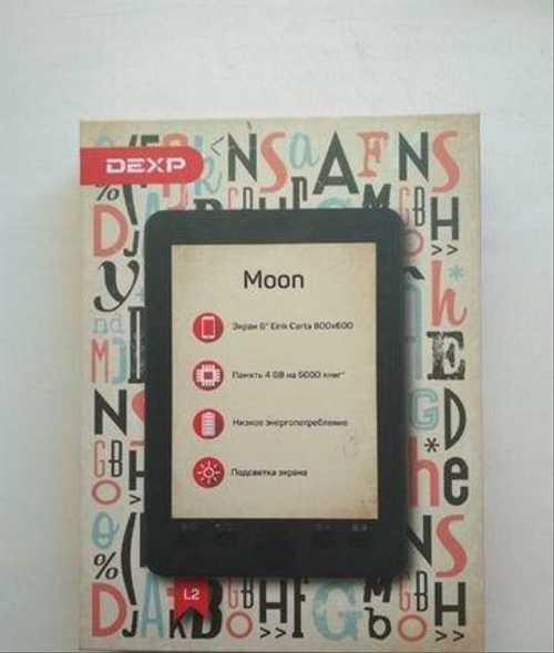 Электронная книга Dexp L2 Moon