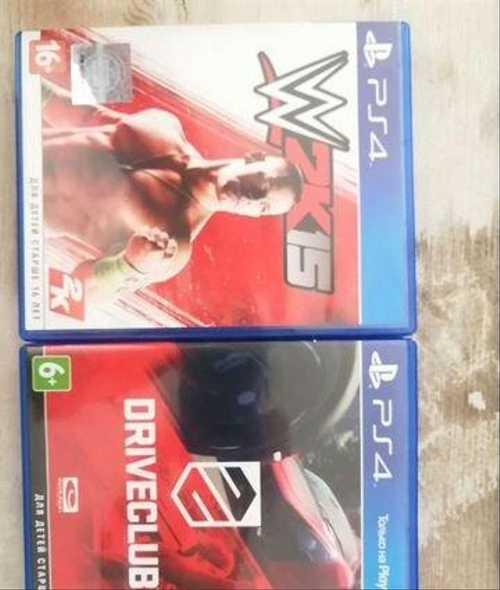 Driveclub + WWE 2K15 ps4