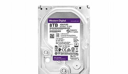 3 х Hdd 8000gb 8tb WD Purple