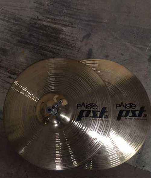Тарелки hi-hat pst 5 paiste 14 rock
