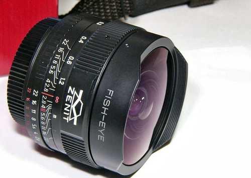 Зенит Зенитар Н 16mm F2.8 MC "Рыбий глаз"