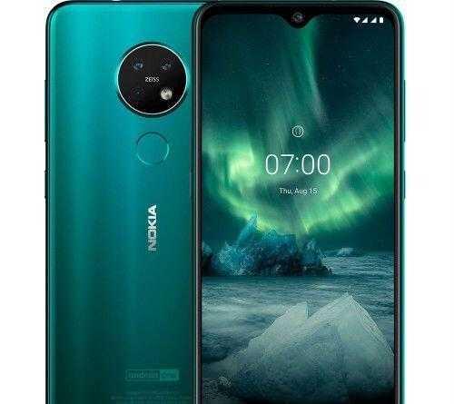 Смартфон Nokia 7.2 64Gb Green / Изумрудный