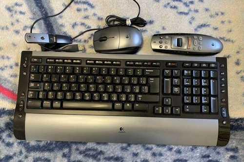 Клавиатура logitech S 510 с мышкой + пульт