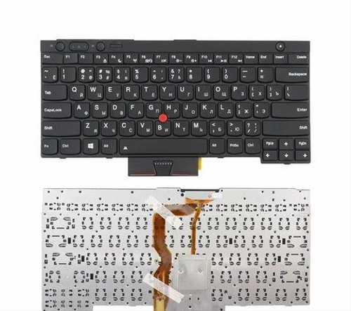 Клавиатура Lenovo ThinkPad T430 черная, со стиком