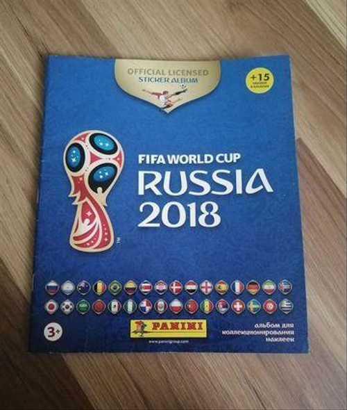 Альбом для наклеек panini чемпионат мира 2018