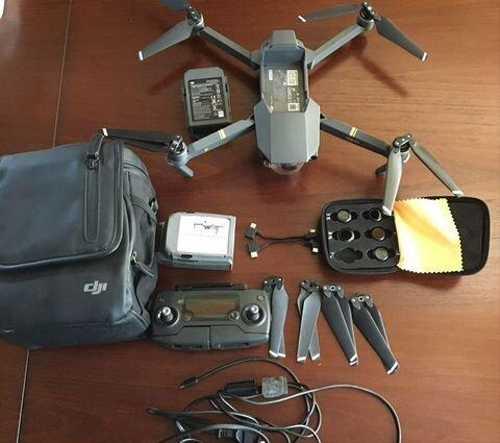 Дрон dji mavic pro увеличенный акб