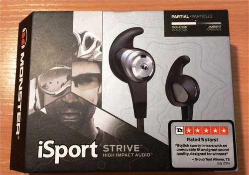 Наушники Monster iSport Strive