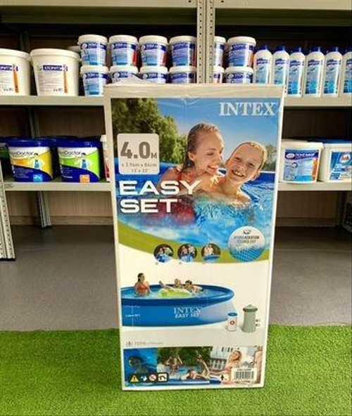 Надувной бассейн intex Easy Set 396х84 см