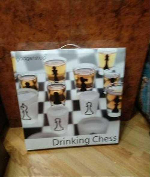 Пьяные шахматы стеклянные