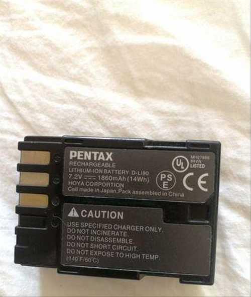 Аккумулятор D-Li90 pentax