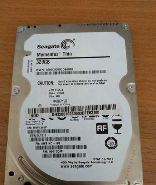 Жёсткий диск seagate 320gb 2.5