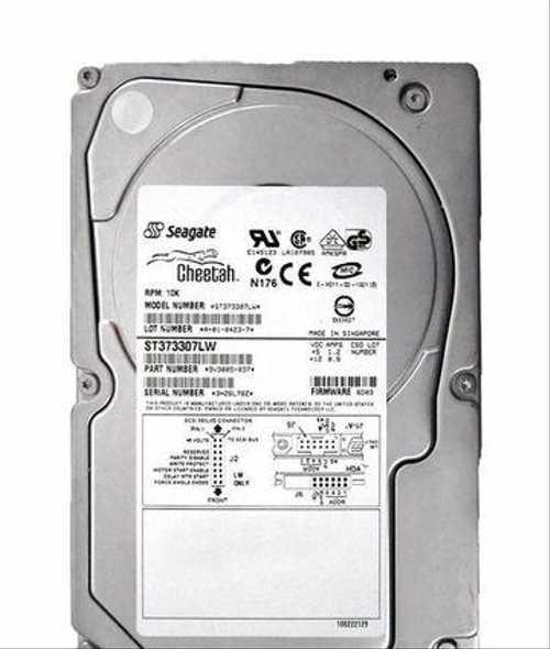 Жесткий диск Seagate 73Gb ST373307LW scsi 3.5