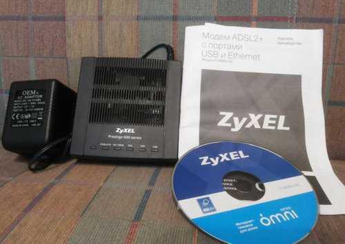 Модем zyxel P660RU3