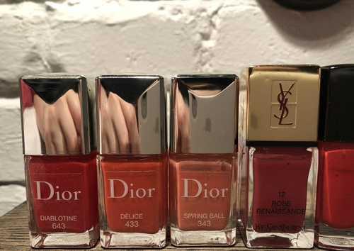 Лаки Dior, Cirque, China glaze, ilnp, YSL, Lancome