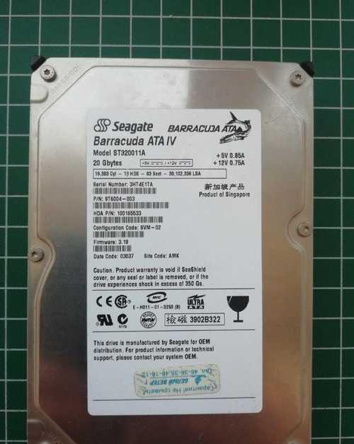 HDD 3.5" рабочие и нерабочие