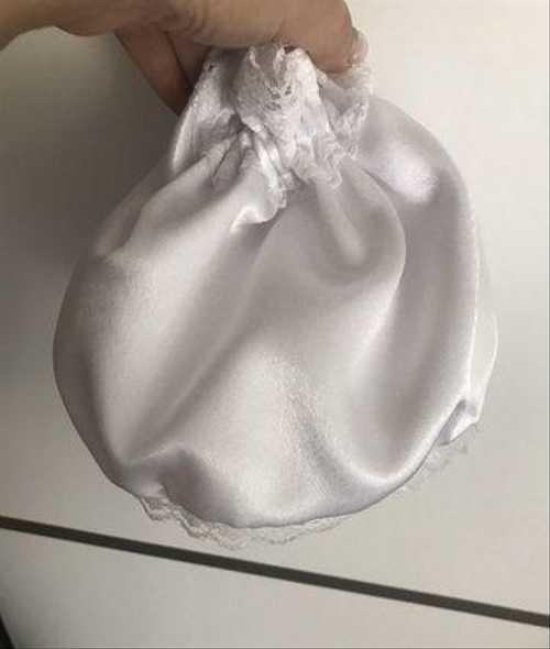 Сумочка мешочек для невесты, свадебная сумочка