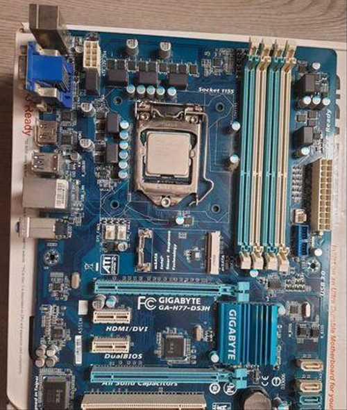 Комплект lga1155(мат. Плата+ процессор)