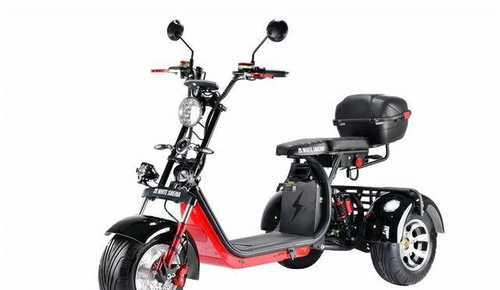Электроскутер Citycoco WS PRO trike 3000W черный