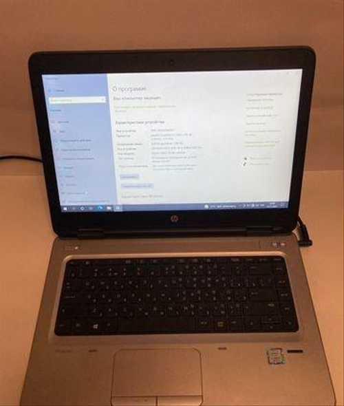 Ноутбук HP ProBook 640 G3 с SSD