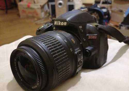 Зеркальный фотоаппарат Nikon D3100 + объективы