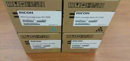 Принт-картридж Ricoh SP C250E, Б/У, оригинальный