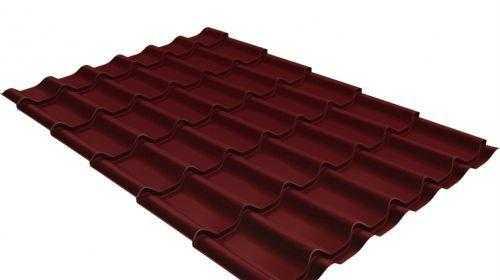 Металлочерепица классик 0,45 Drap RAL 3005 красное