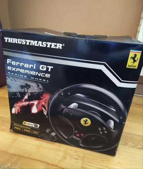 Игровой руль с педалями thrustmaster Ferrari GT ex