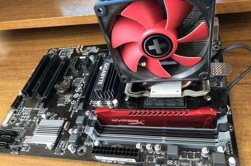 Комплект amd fx4330 + gigabyte 970a-ds3p + 4gb ddr