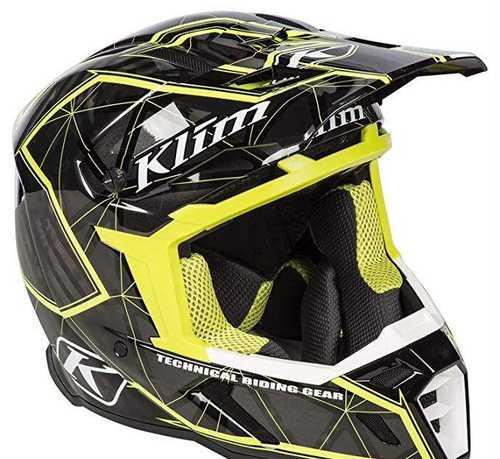 Шлем Klim F5 Helmet ece 3x demolish green