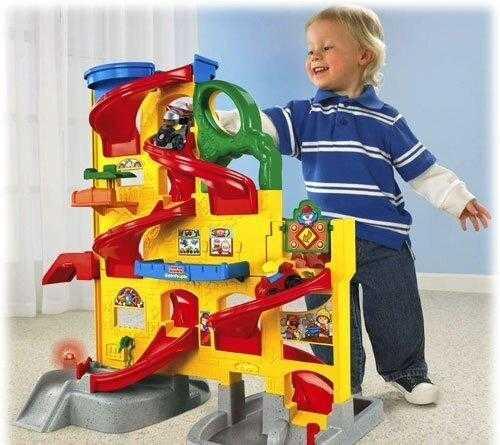 Большой музыкальный гараж - паркинг Fisher - Price