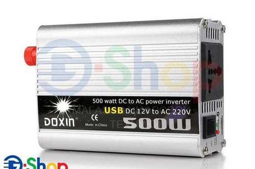 Авто Инвертор с 12 на 220В 500W