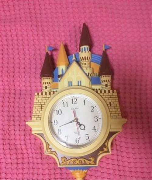 Часы настенные для детской « сказочный замок»