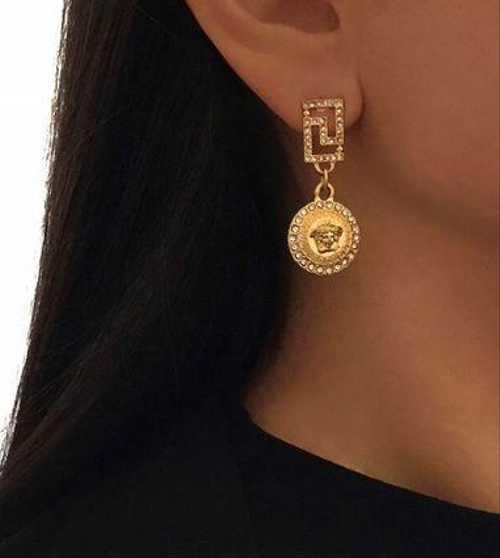 Серьги в стиле Версаче Versace