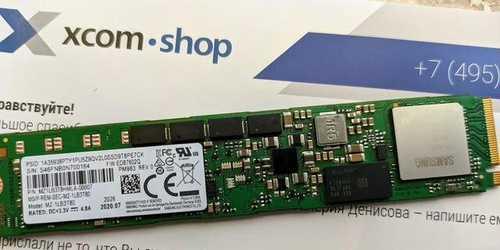 SSD диск Samsung PM983 3.84Tb MZ1LB3T8hmla-00007