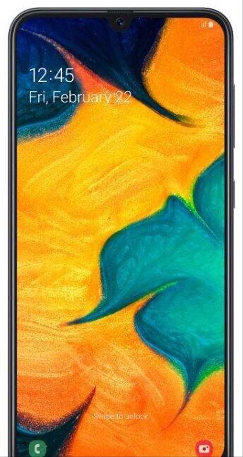 Смартфон Samsung Galaxy A30 2019 32Gb Черный