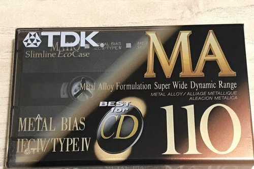 Аудиокассета TDK MA 110 1993 год новая