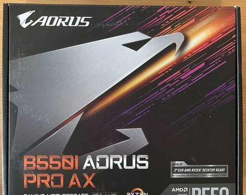 Материнская плата gigabyte B550I aorus PRO rev 1.0